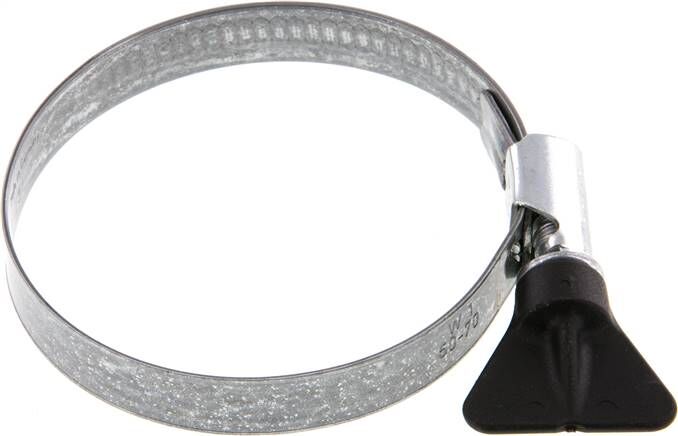 12mm Schlauchschelle 50 - 70mm, Stahl verzinkt (W1) (NORMA) mit ...