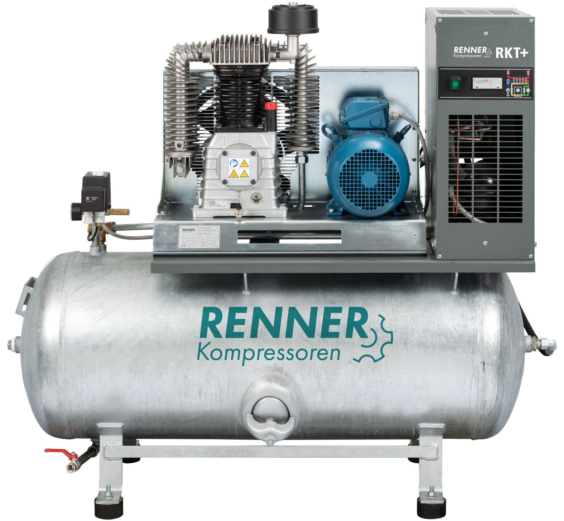 RENNER RIKO H 960/250 O-KT Industrie-Kolbenkompressor 15 bar - Behälter ...