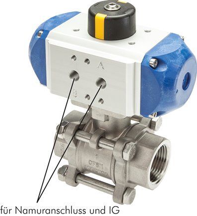 Pneumatische Kugelhähne - Ihr Kugelhahn I DF Druckluft-Fachhandel