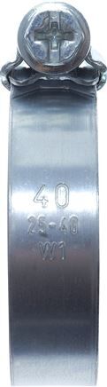 12mm Schlauchschelle 12 - 20mm, Stahl verzinkt (W1) (IDEAL) | DA125263