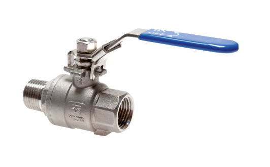 Edelstahl-Kugelhahn, Eco-Line leicht, R 1" / Rp 1", 0 bis 63bar | DF72780